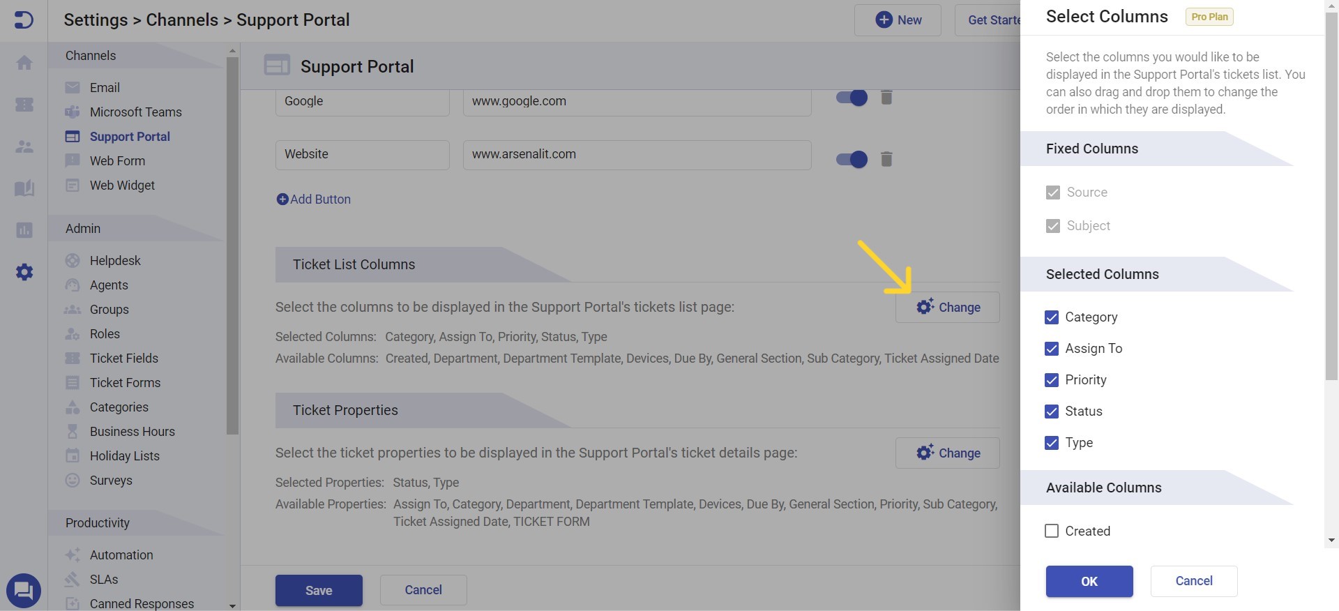 How to Configure Customer Support Portal in Desk365