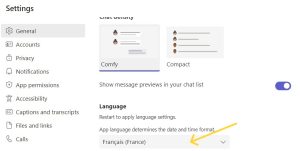 How to change the language in the Desk365 Teams Support Bot | Desk365