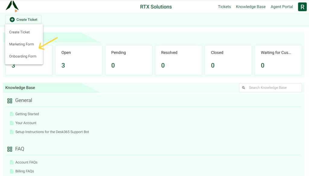 Configure ticket properties in Desk365 | Desk365