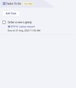 Maintain a record of ticket related tasks | Desk365