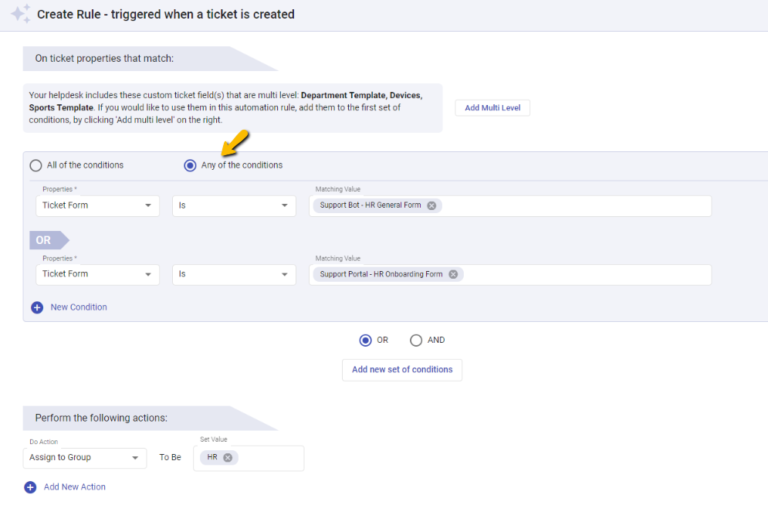 Configuring Automation Rules to Run on Ticket Creation | Desk365