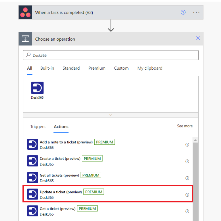 Integrate Asana with Desk365 | Desk365