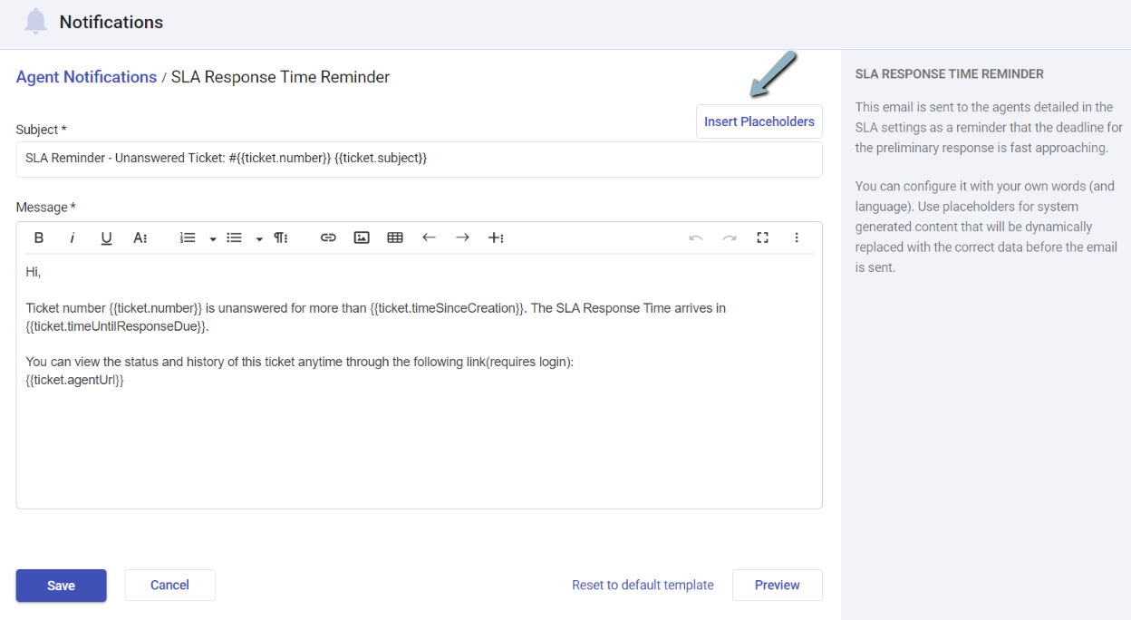 Configure SLAs and apply them to tickets | Desk365