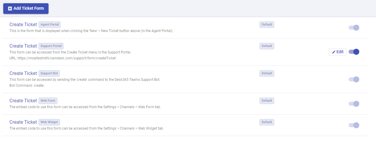 Creating Custom Ticket Forms in Desk365