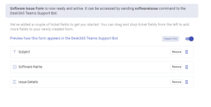 Creating Custom Ticket Forms in Desk365