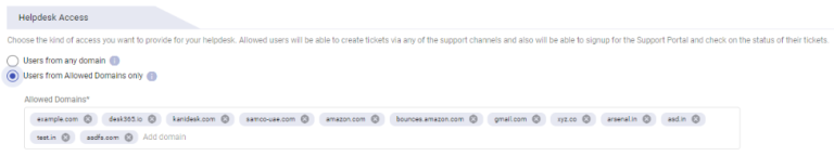 Configuring basic helpdesk settings in Desk365 | Desk365