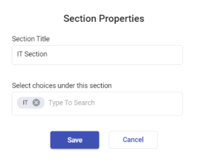 Using Dropdown with Sections field in your ticket form | Desk365