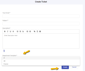 Using Dropdown with Sections field in your ticket form | Desk365