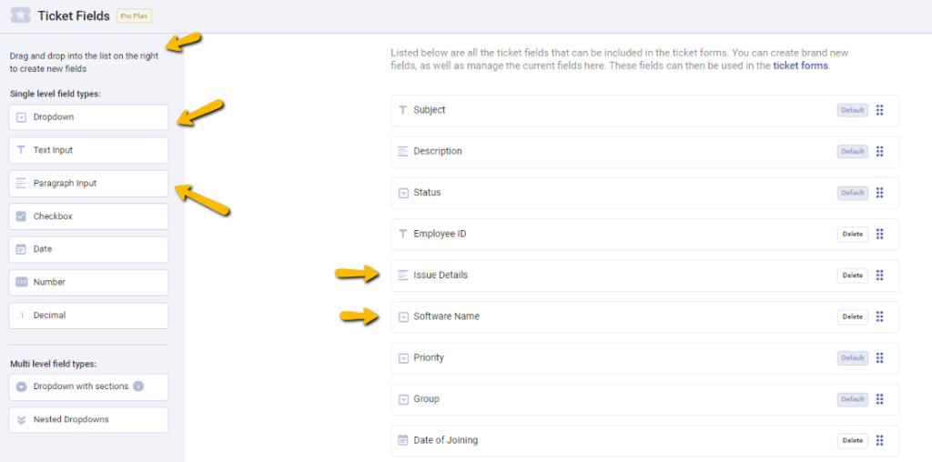 Creating custom ticket forms in Desk365 | Desk365
