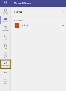 Using app setup policies to pin and auto-install Support Bot in Teams