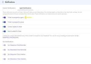Configuring Agent Notifications in Desk365 | Desk365