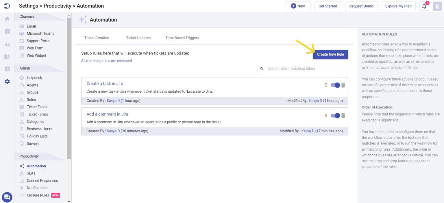 Integrate Jira with Desk365 | Desk365