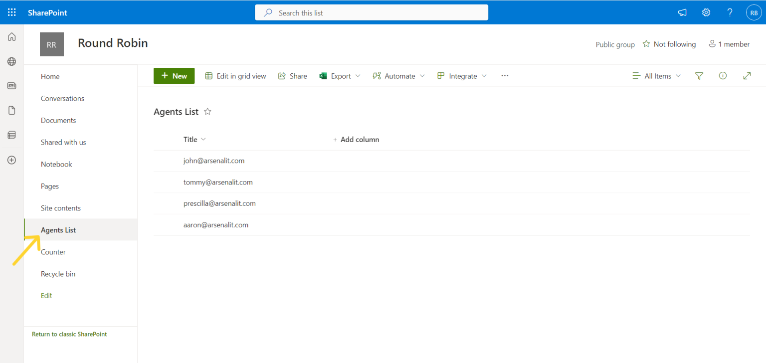 Automating Ticket Assignment using Round-Robin