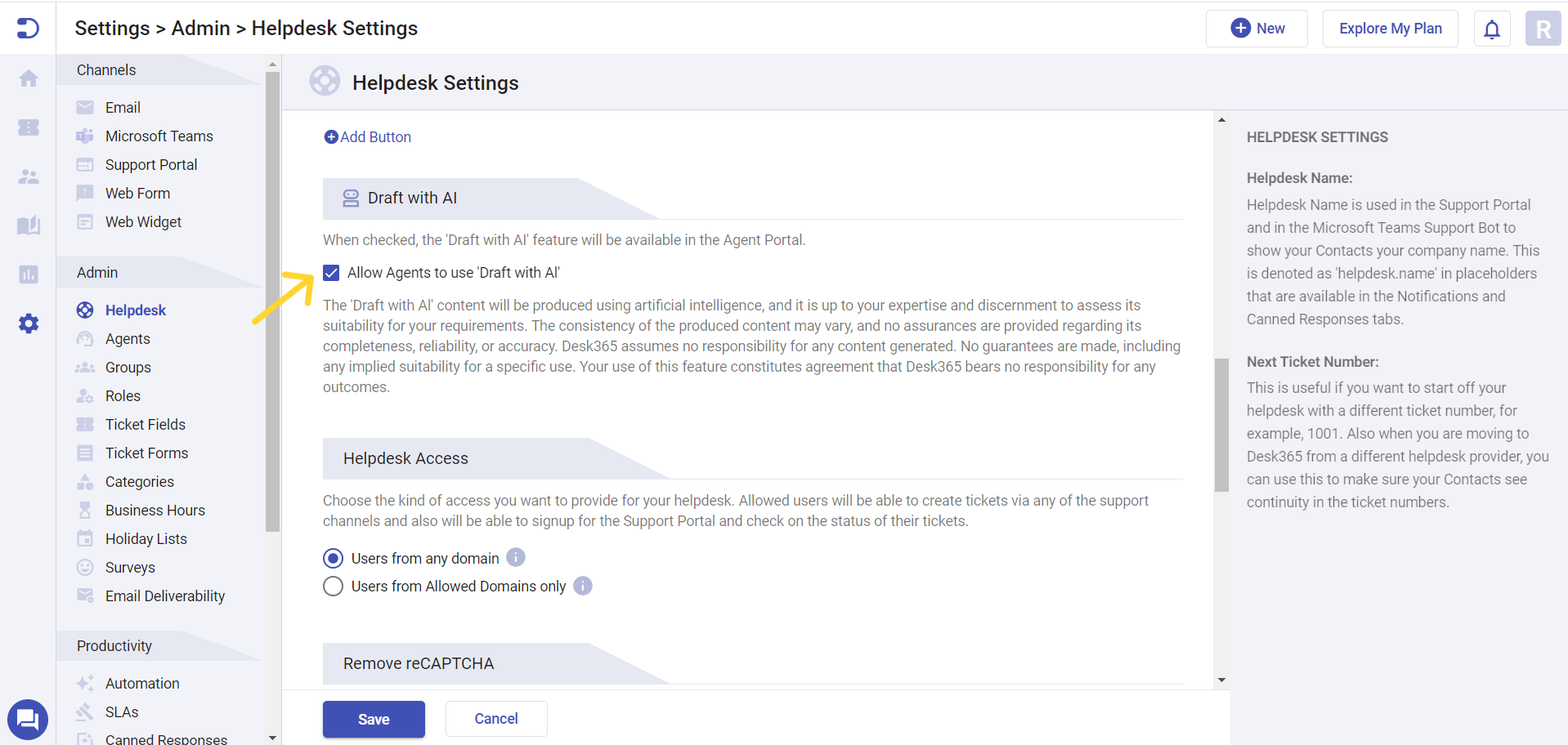 Draft with AI - Revolutionize Ticket Responses