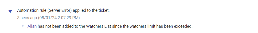Add Watchers to Tickets Using Automation | Desk365